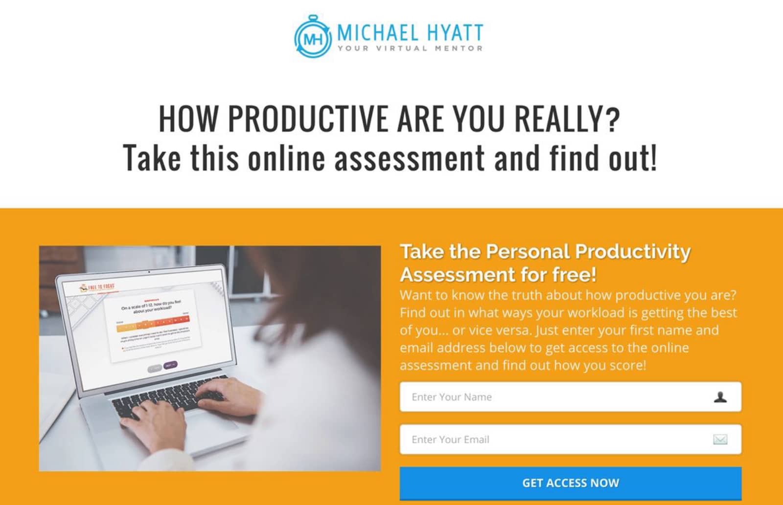 Take Michael Hyatt's Personal Productivity Assessment