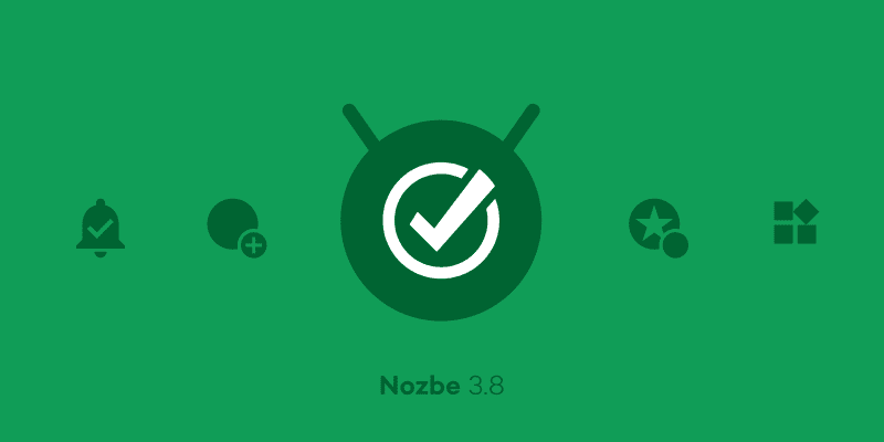 Nozbe 3.8 con un widget para Android nuevo