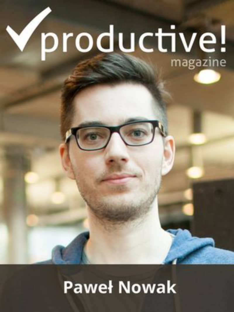 Noworoczne wydanie Productive! Magazine Polska z Pawłem Nowakiem