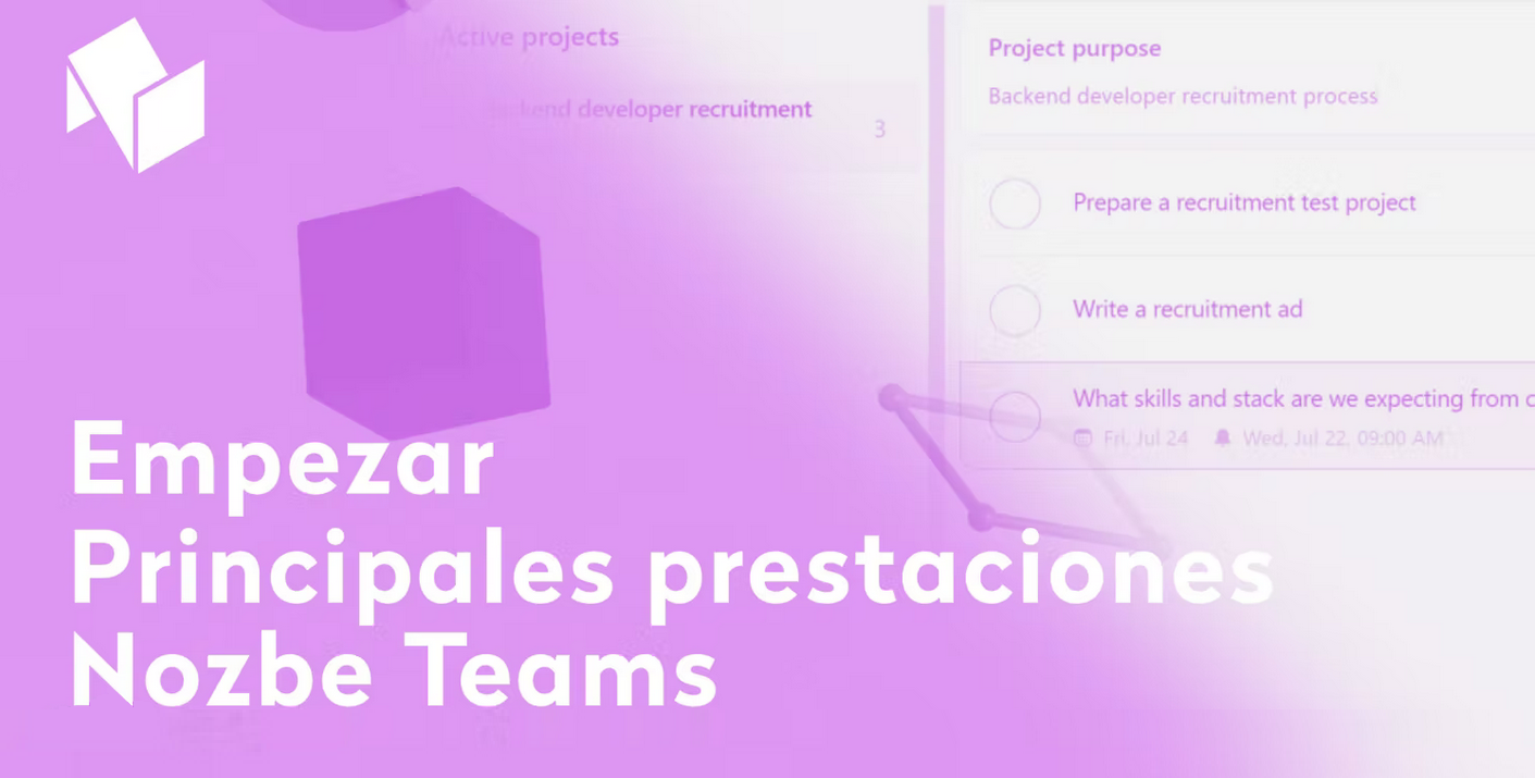 Nozbe: sistema de productividad y aplicación de gestión de proyectos